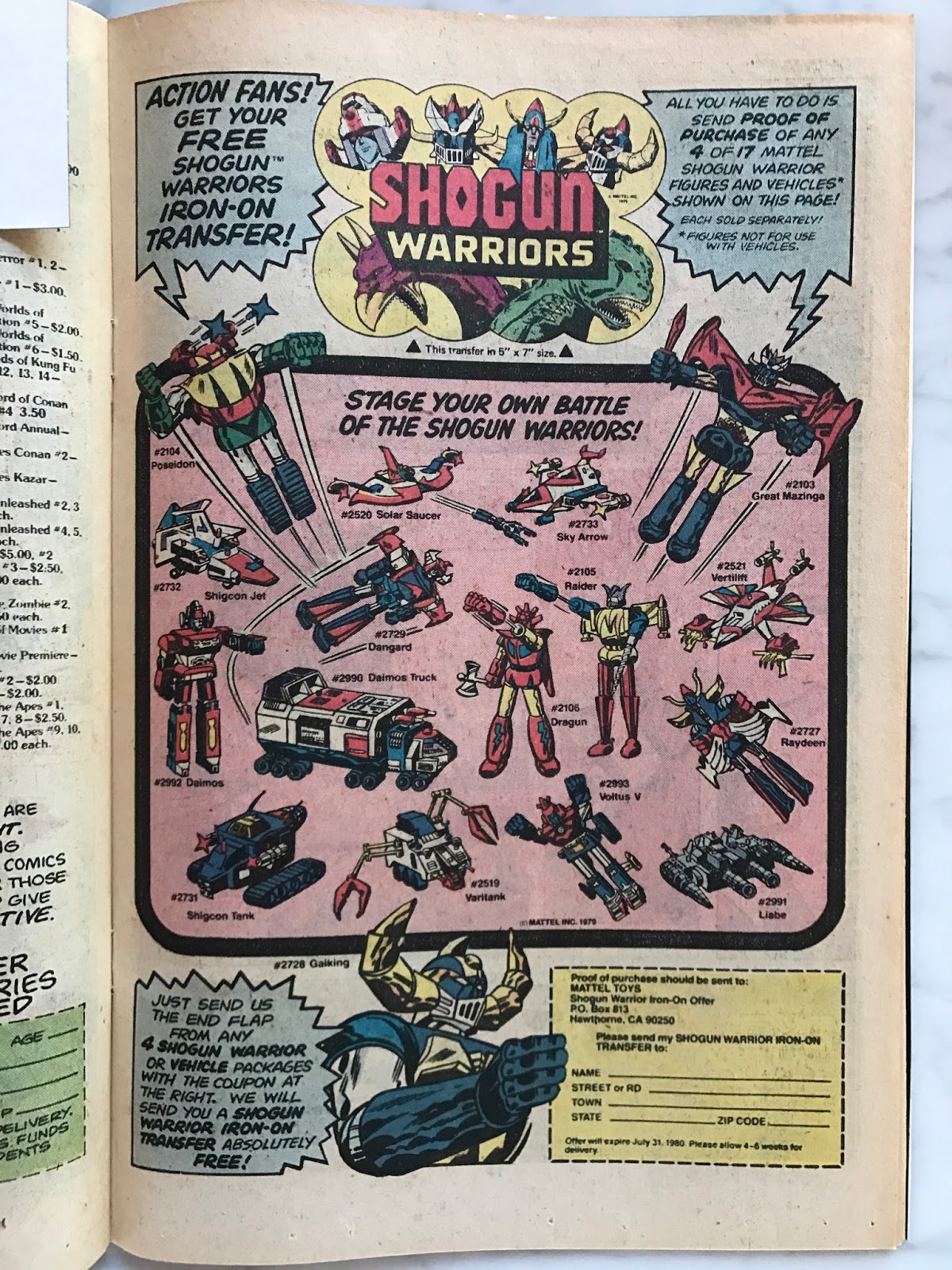 Shogun Warriors Marvel Comics | Shogun Warriors