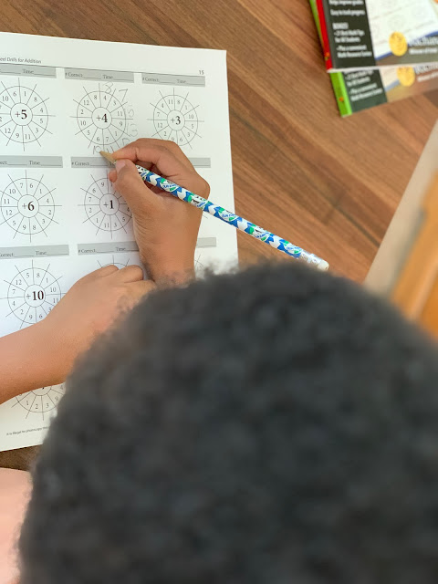 A Stable Beginning: Speed Wheel Drills from Math Essentials ~ a TOS review