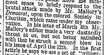 The Lucas Countyan: The Rev. Mr. Fenwick fails to turn the other cheek