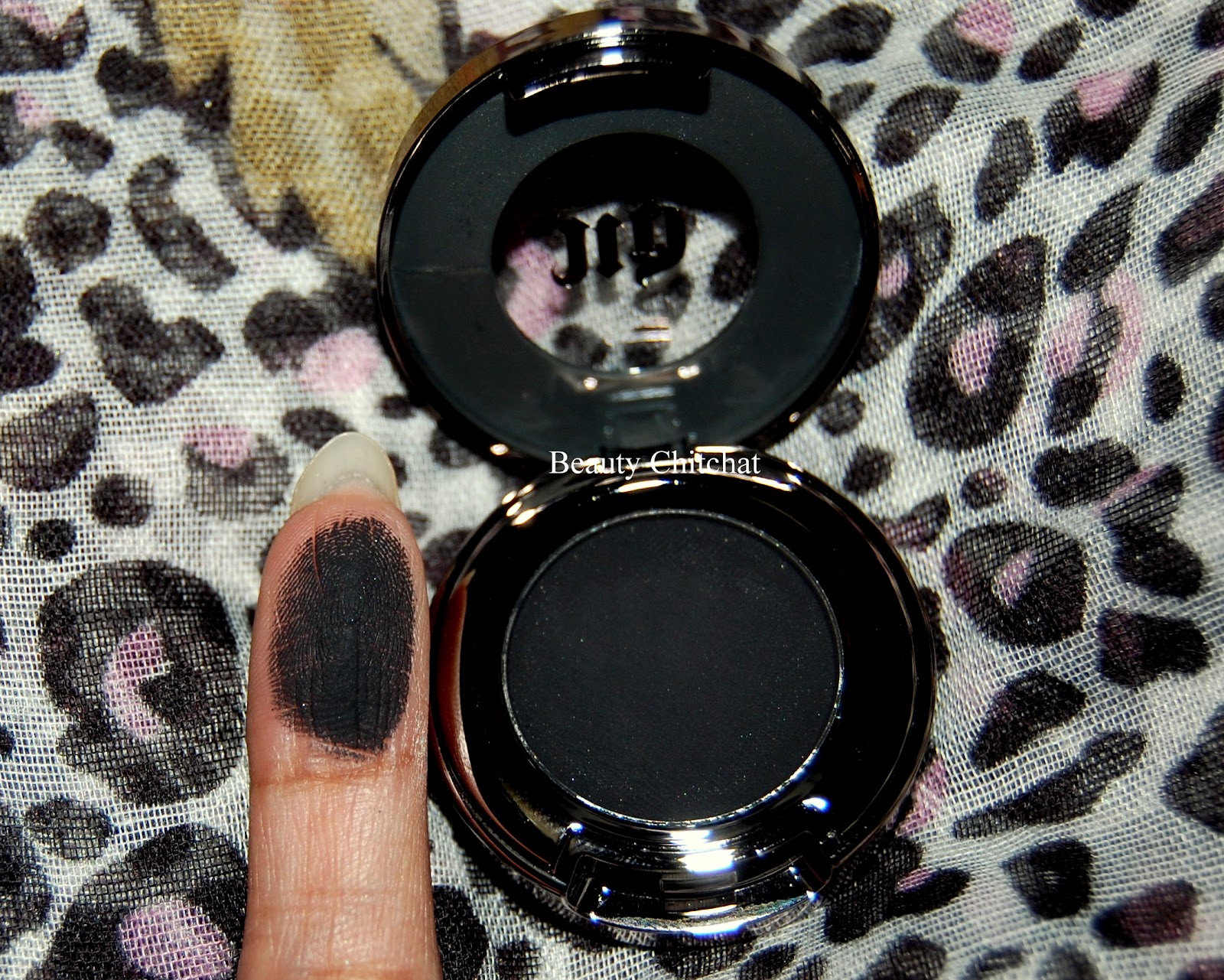 Beauty Chitchat: Pure Matte Black Eyeshadow = Urban Decay Blackout!