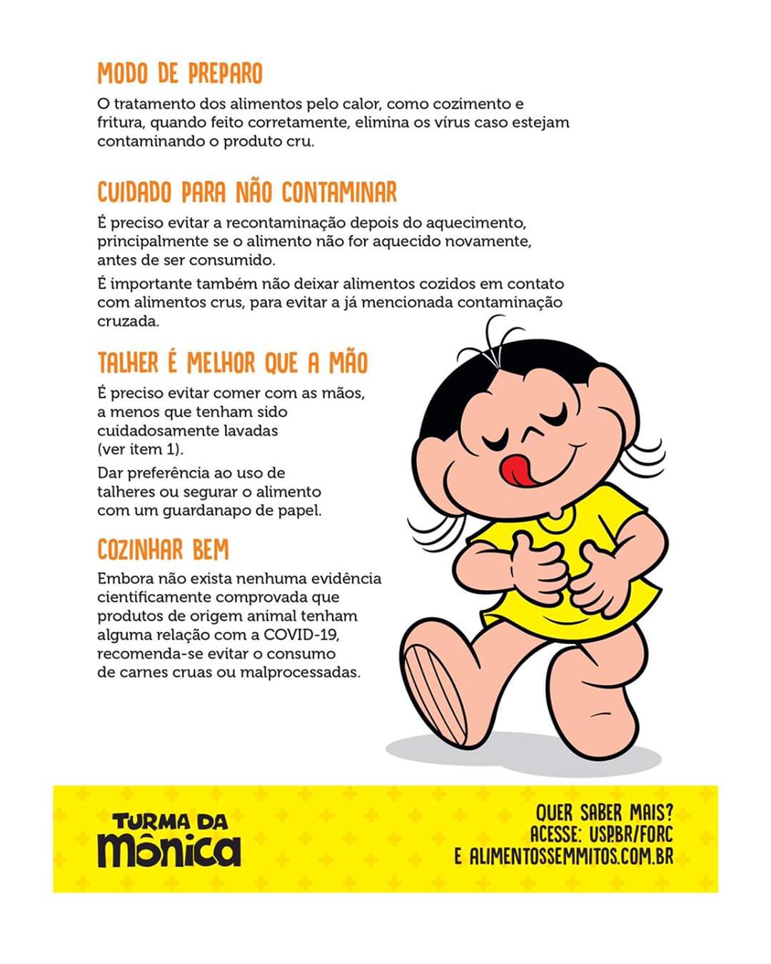 Cartilha da Turma da Mônica: como cuidar dos alimentos em tempos de ... Cartilha da Turma da Mônica: como cuidar dos alimentos em tempos de ...