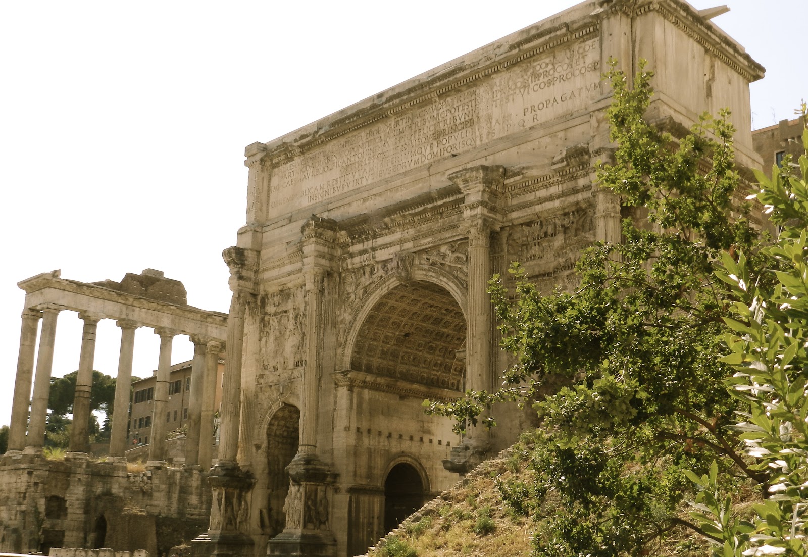 ROMA, CAPUT MUNDI: ARCO DE SEPTIMIO SEVERO