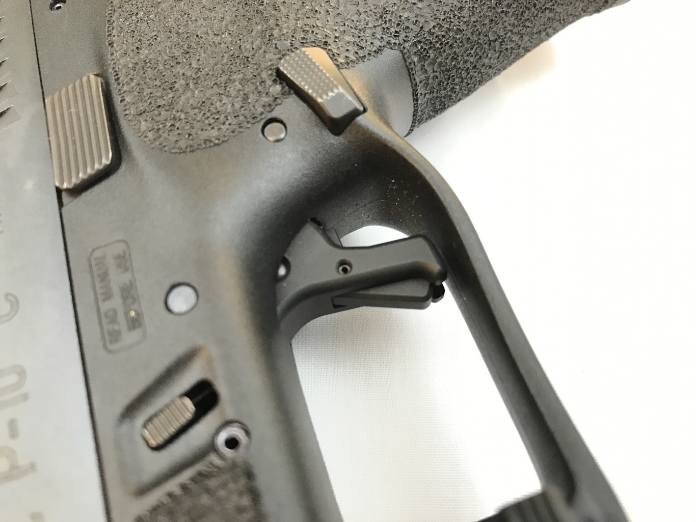 Minivan Door Gunner: CZ P-10C - HB Industries Theta Flat Trigger