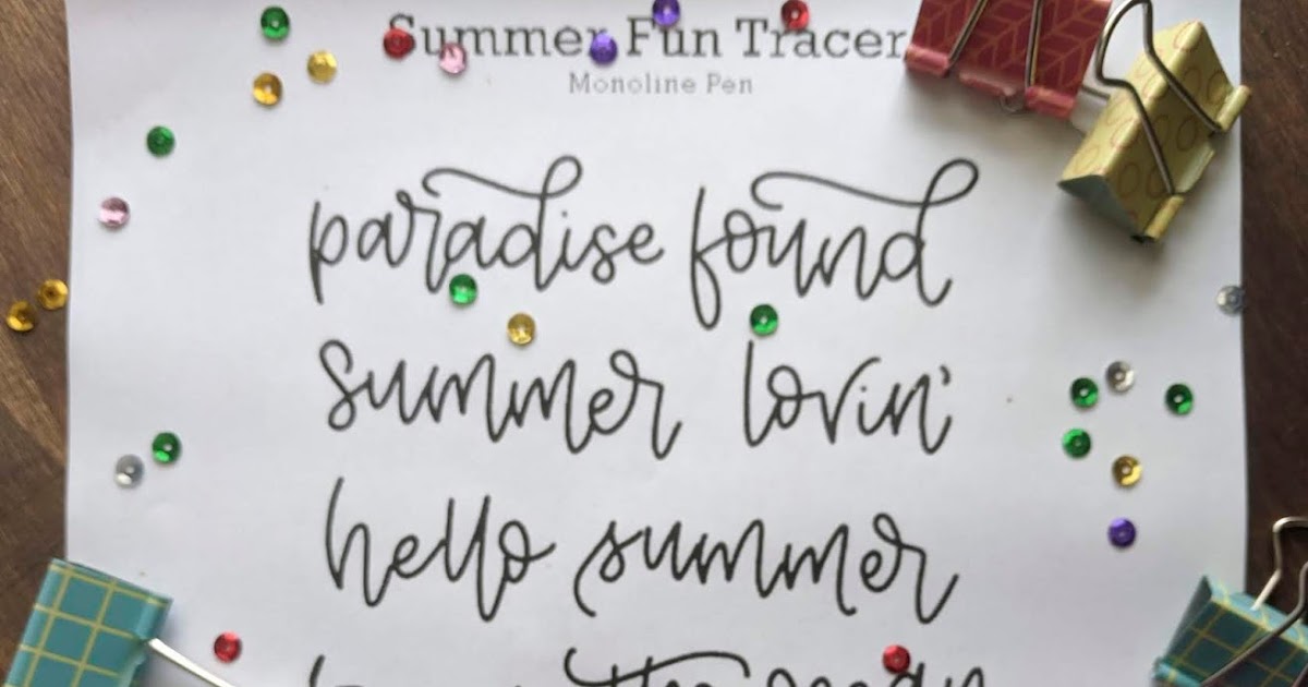 Summer Fun Lettering Printables