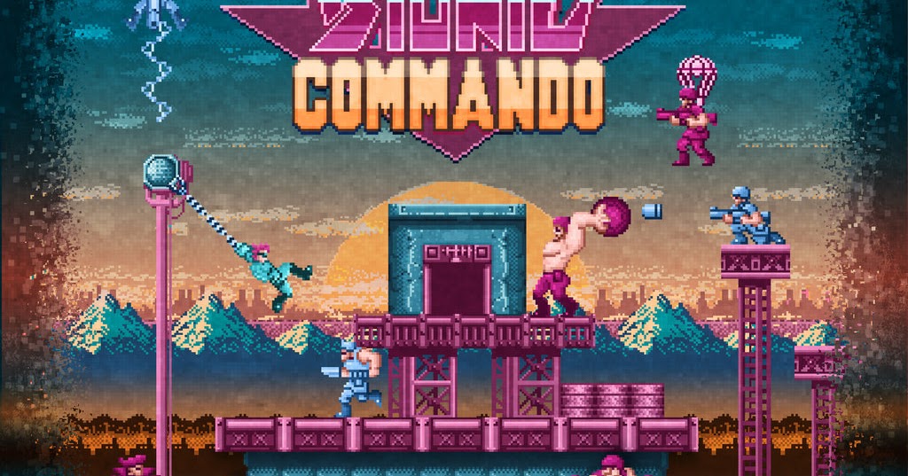Super LikeLikes: Commando Bionic Tshirt Print Design by Likelikes #retrogaming