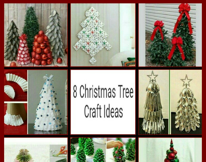 DIY And Household Tips: 8 Cute Christmas Tree Craft Ideas