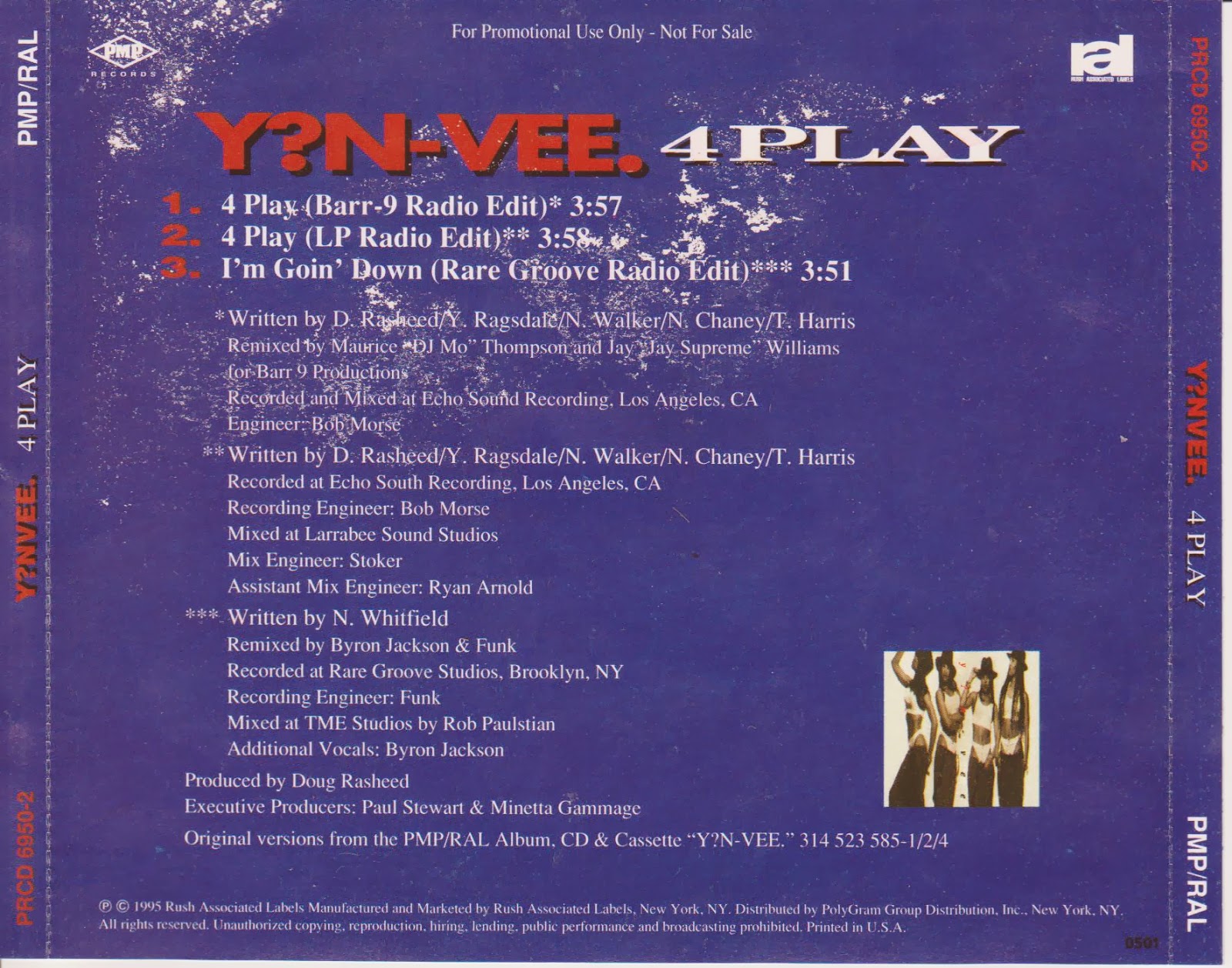 BabyBubba's Stash: Y?N-Vee 4 Play (CD Single)