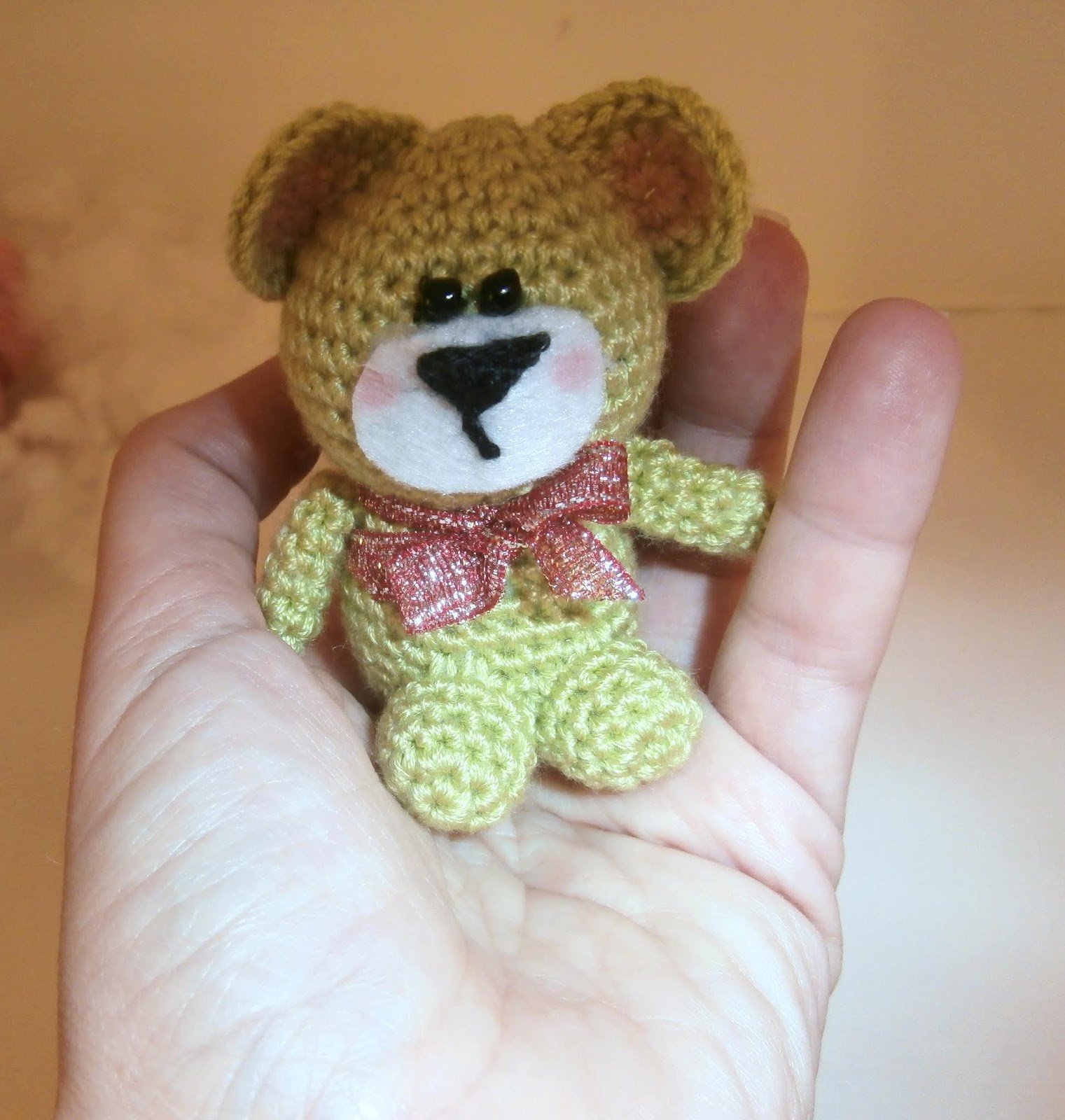 cositas a ganchillo: MINI OSITOS A CROCHET : TUTORIAL