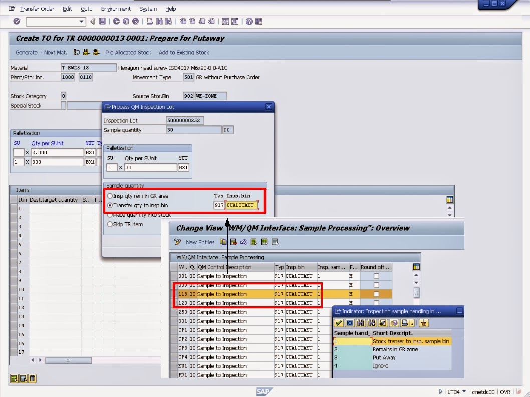 青蛙SAP分享 Froggy's SAP sharing: WMS QM-WM interface Sample Handling 1 ...