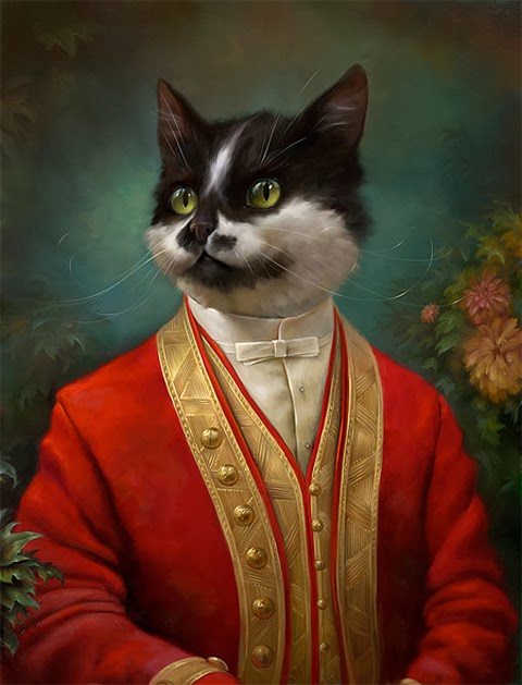 King Cat Paintings | Inspiring Design - S7eep