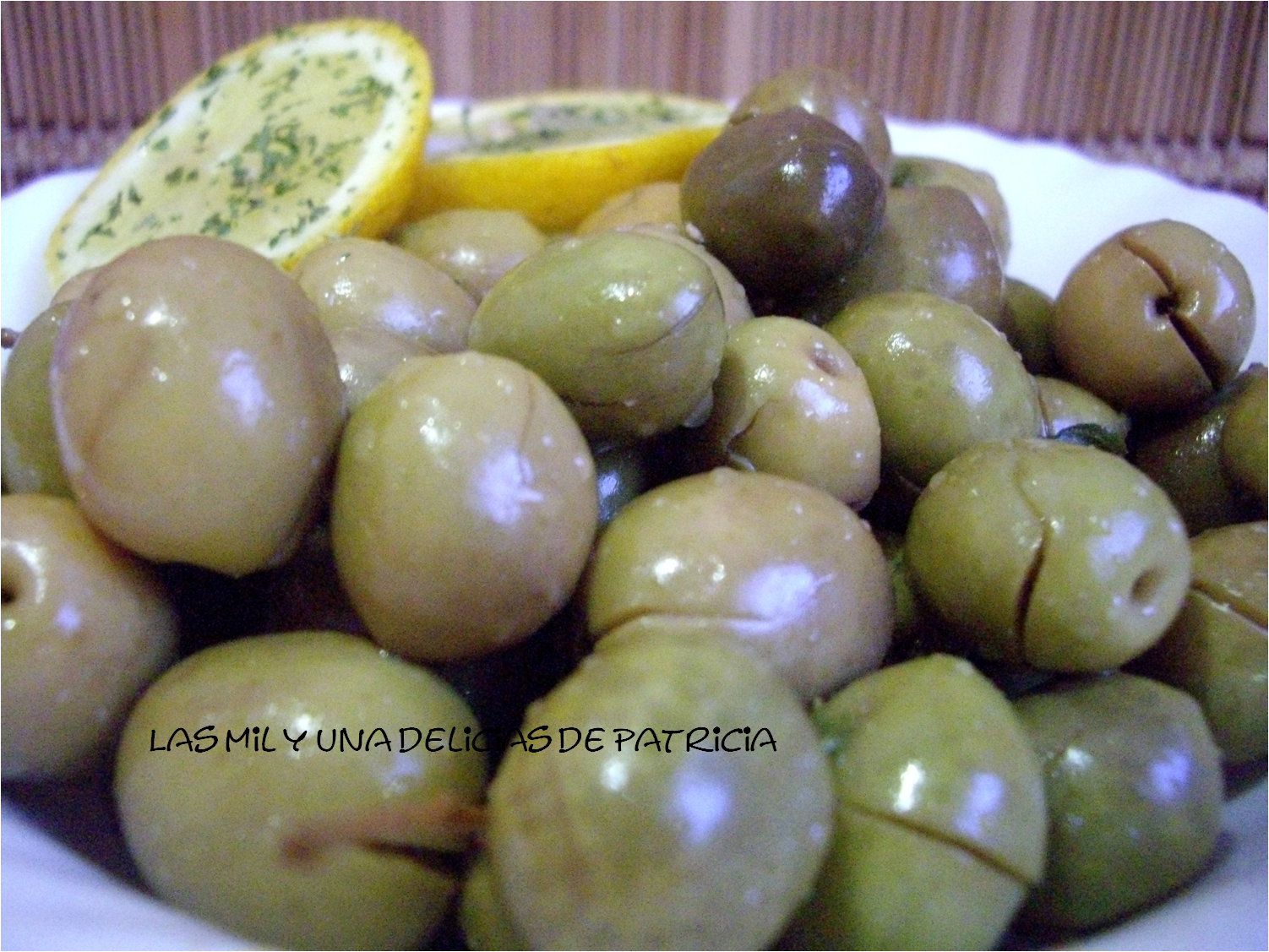 Aceitunas caseras
