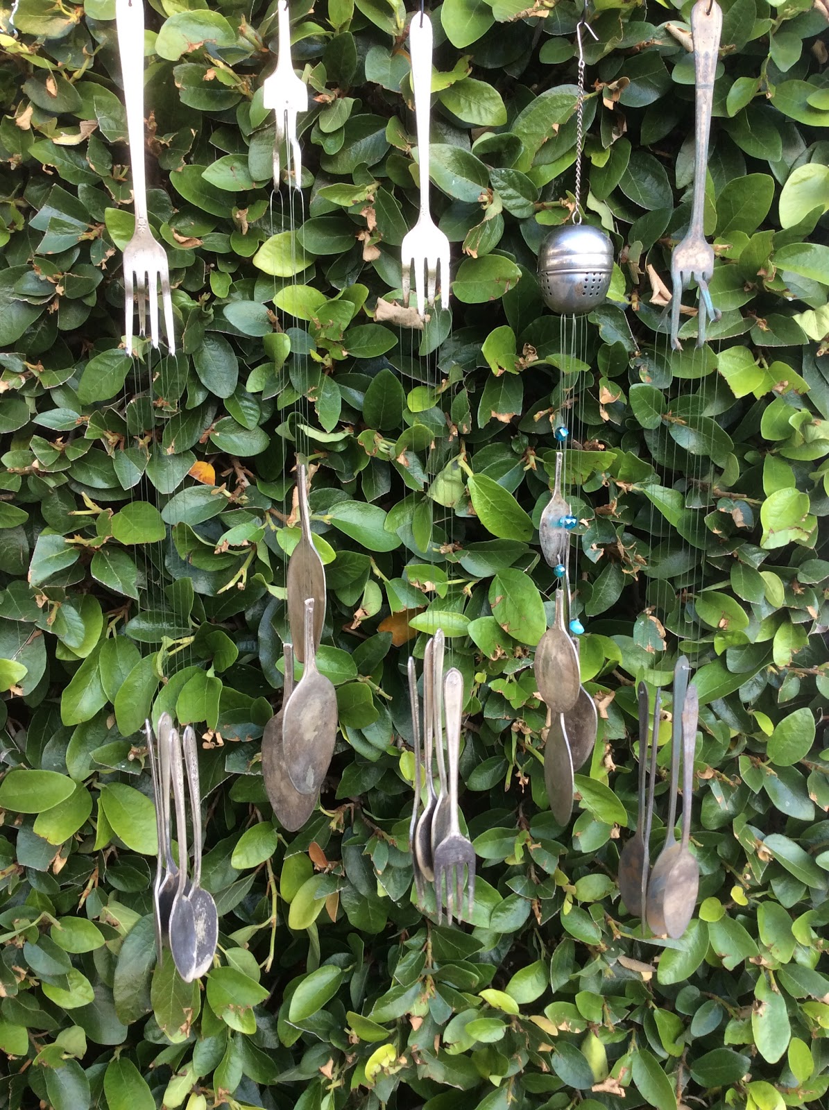 Fresh Vintage by Lisa S: Using Old Silverware to Make Wind Chimes
