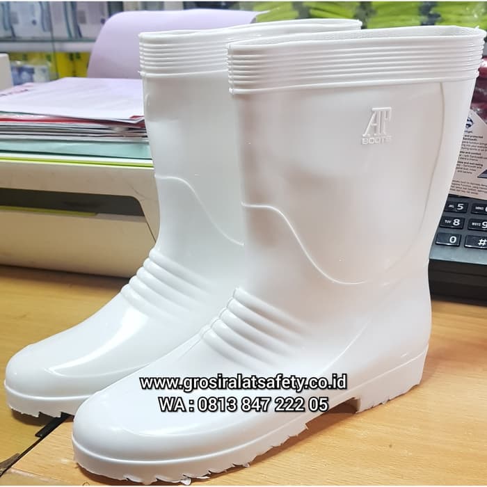 grosiralatsafety: SEPATU AP BOOTS WHITE PENDEK,SEPATU AP BOOT PUTIH PENDEK