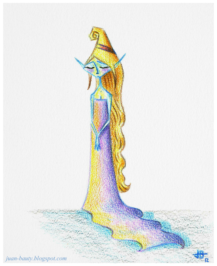 Juan Bauty Sketches: Princesa Triste / Sad Princess