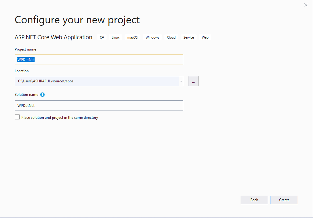 How To Create An Aspnet Core Web Application With Wordpress