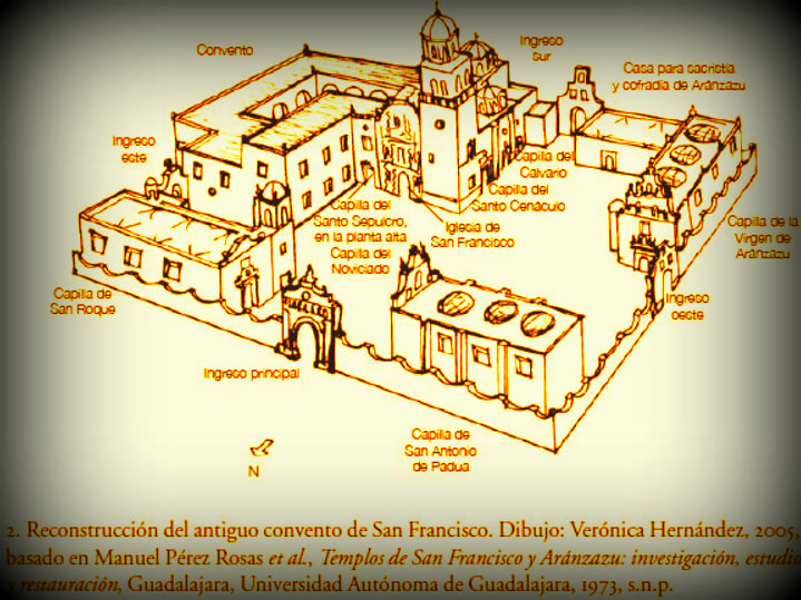 El Bable: Antes y ahora: El convento de San Francisco en Guadalajara