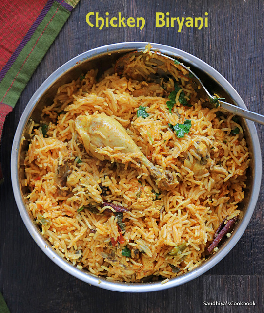 Sandhiya's Cookbook: Instant Pot Chicken Biryani | Chicken Biryani