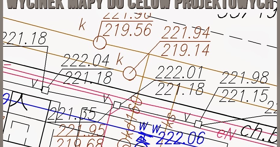 SKRÓTY NA MAPIE GEODEZYJNEJ