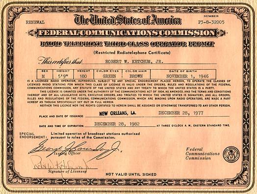 Barers of Maple Valley: The Third Class FCC License