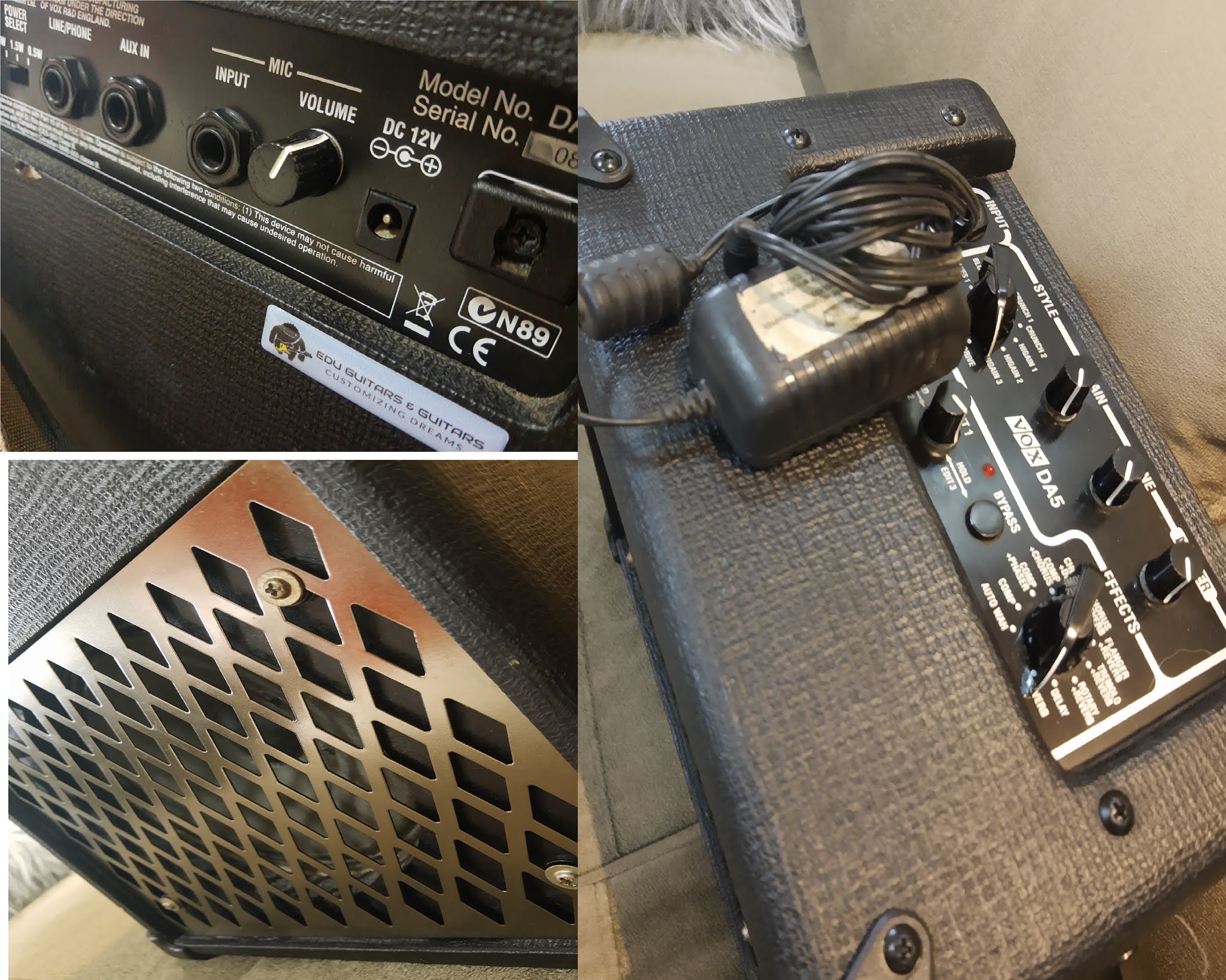 EU COMPRO MESMO - EDU GUITARS & GUITARS: AMPLIFICADOR VOX DA5 – MINI 5W ...