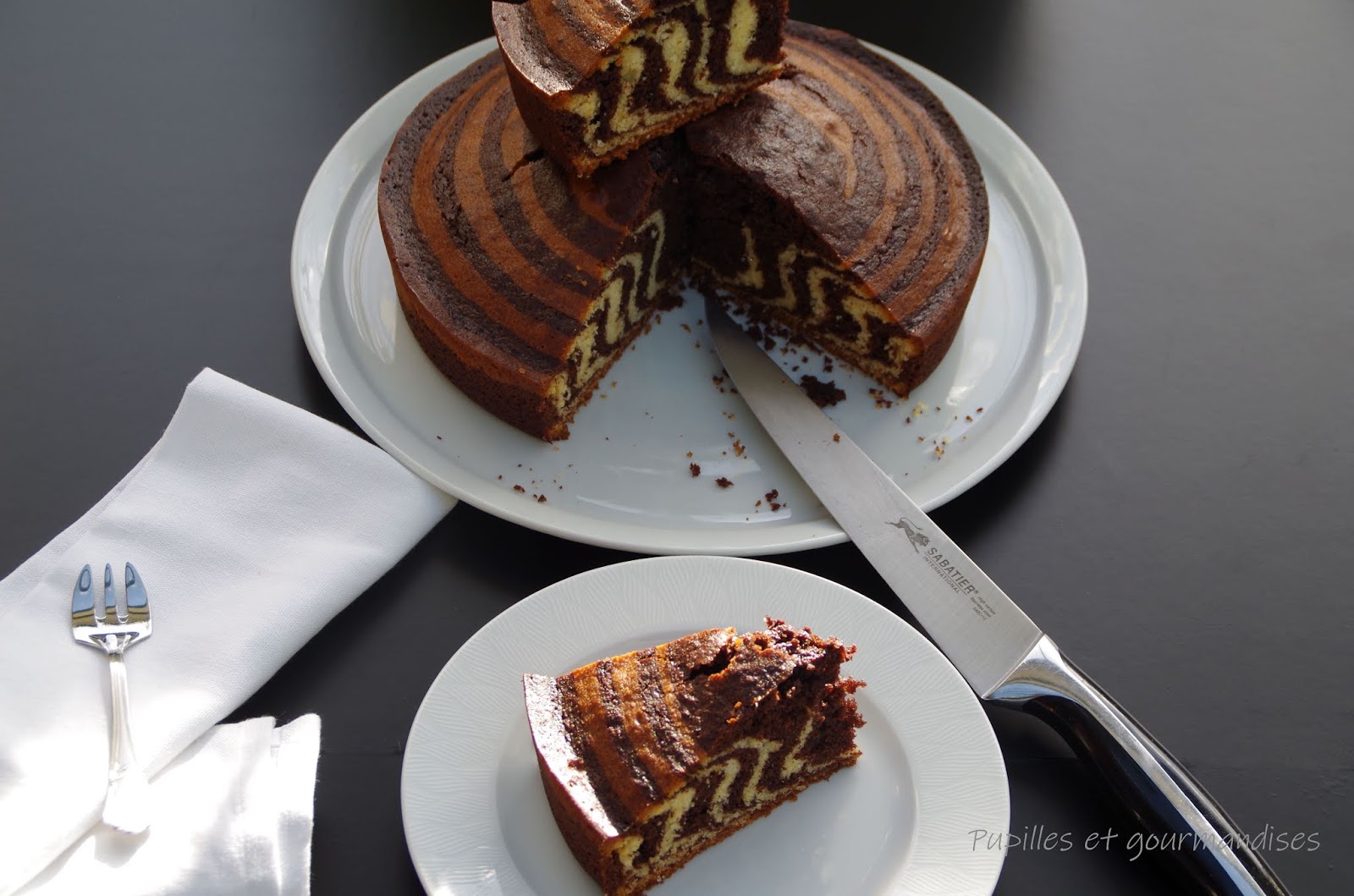 Cake zébré