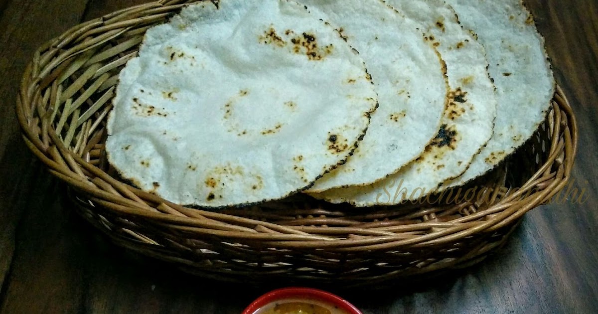 Akki Roti/Otti/Plain Rice Roti (With Cooked Rice)