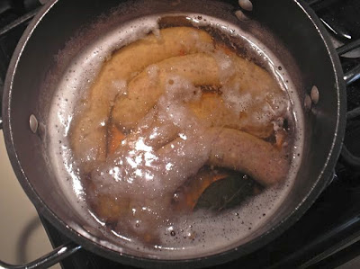 The Briny Lemon: Beer-Brined Brats with Hot Thousand Island Slaw