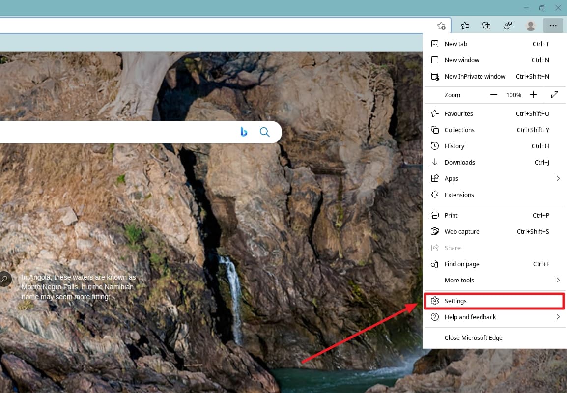 How to set Google as new tab page search engine in Microsoft Edge?
