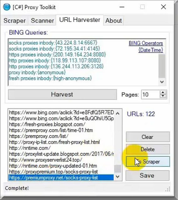 A powerful search engine socks proxy: Proxy Scanner Scraper AIO master ...
