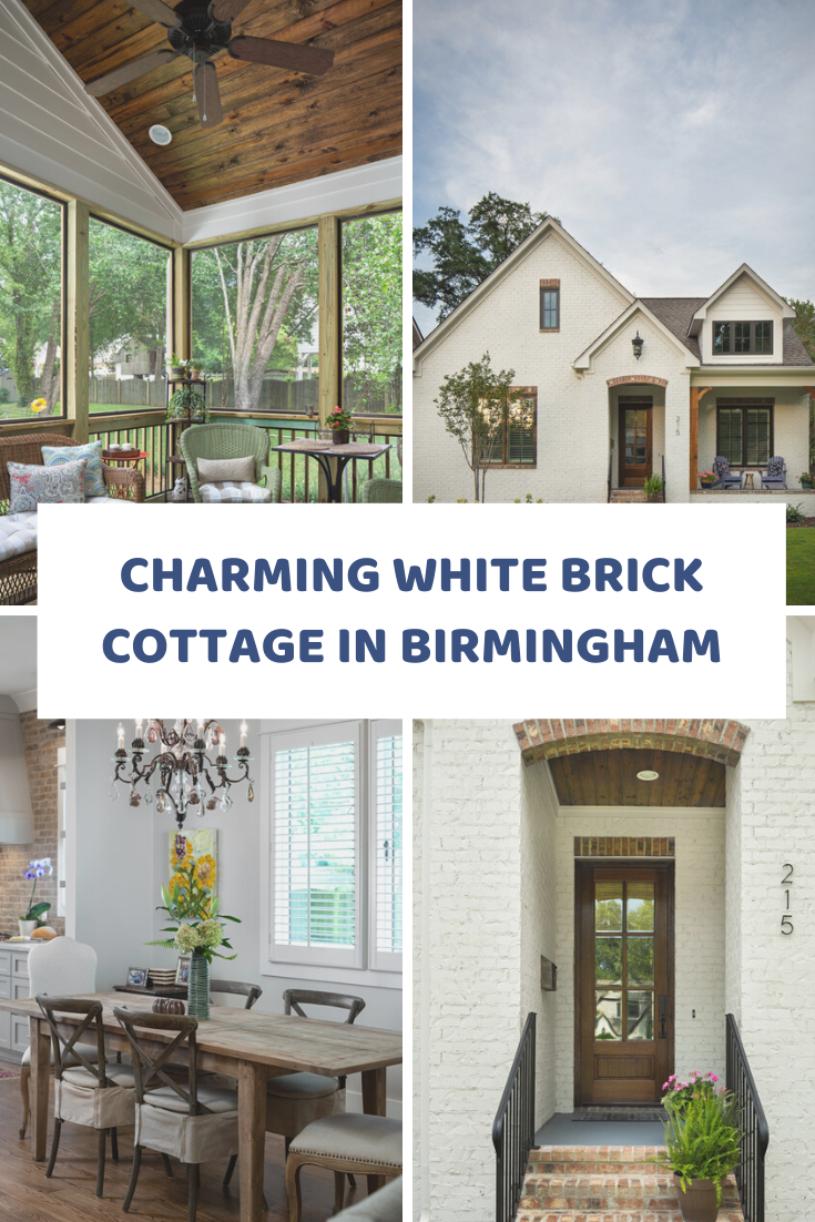CHARMING WHITE BRICK COTTAGE IDEAS IN BIRMINGHAM