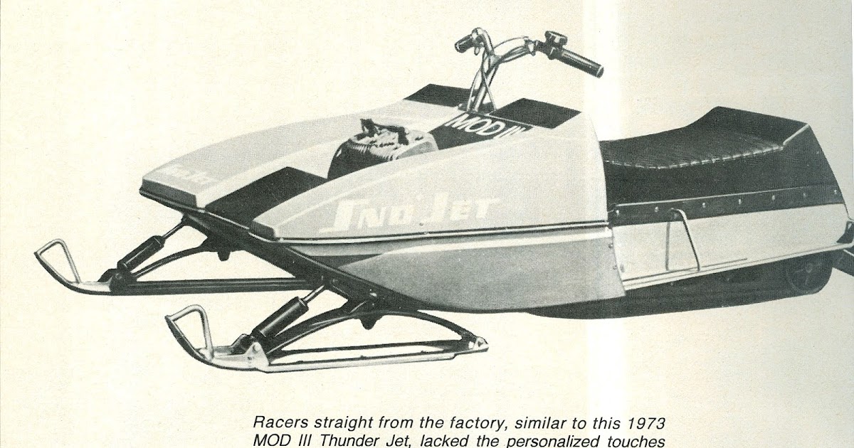 CLASSIC SNOWMOBILES OF THE PAST: 1974 SNO-JET THUNDERJET SNOWMOBILE