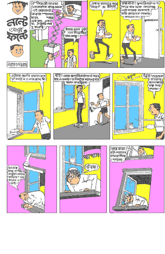 BANGLA COMICS ......: NONTE – FONTE IN COLOUR : “DHORMER KOL”