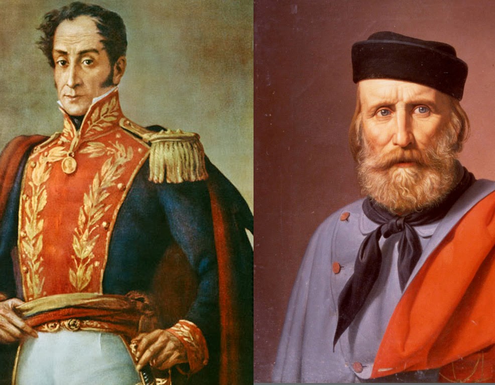 ItaliaenColombia.com: Simón Bolívar y Giuseppe Garibaldi