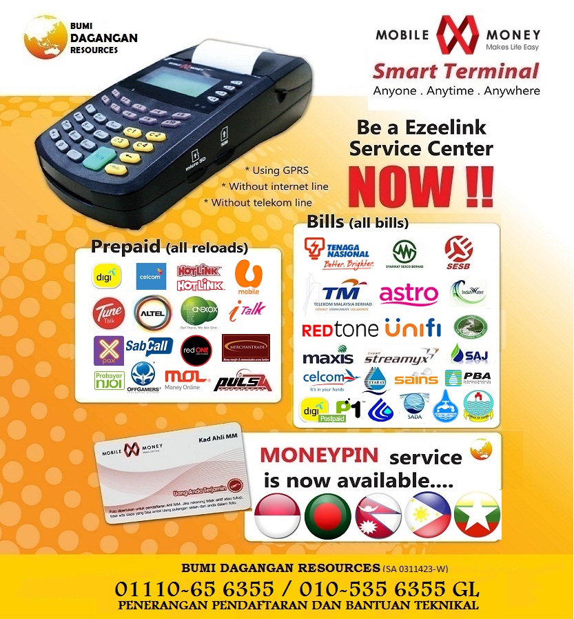 Abang BoyC ZoNe: Pembekal Dan Pengedar Mesin Top up / Bayar Bil ...