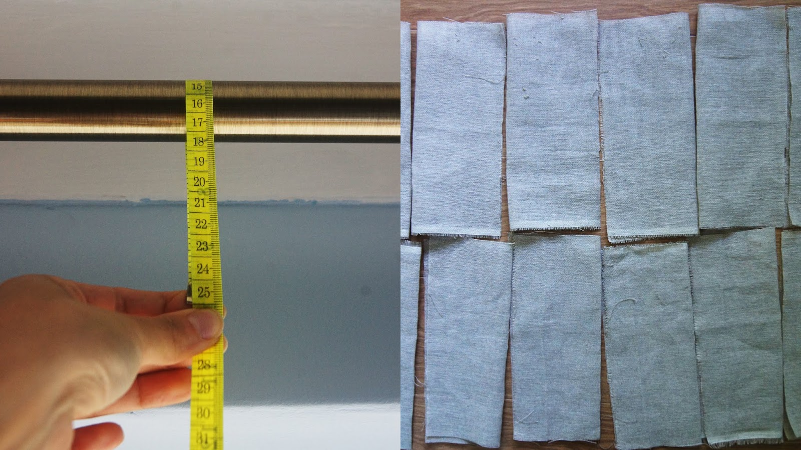 How to make tab top curtains