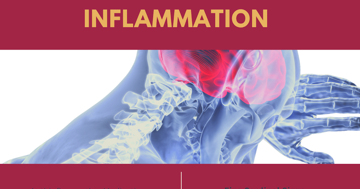 Inflammation -The five cardinal signs of acute inflammation and Anti ...