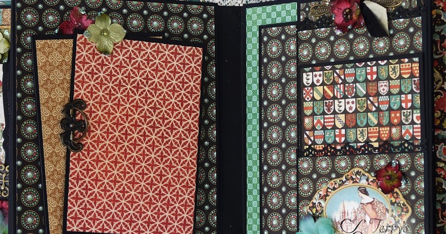 Terry's Scrapbooks: Graphic 45 Enchanted Forest Mini Album Country Craft Creations design team ...