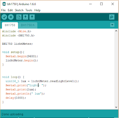 Tutorial Menggunakan Sensor Cahaya BH1750 Pada Arduino - Belajar bareng ...