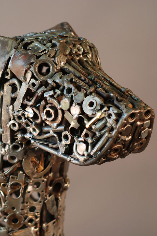 Brian Mock works from scrap metal pieces | It's all about the THE LIFE ...