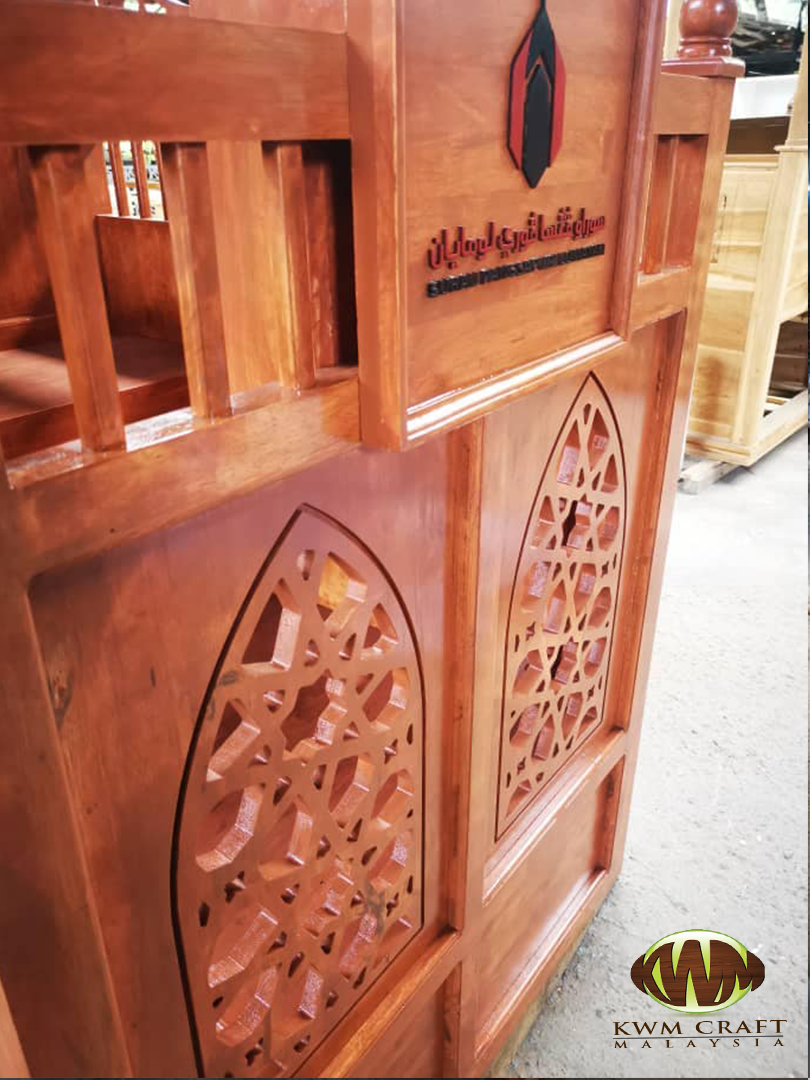 Kayu Warisan Malaysia: Tempahan Mimbar Surau Pangsapuri Lumayan Bandar ...