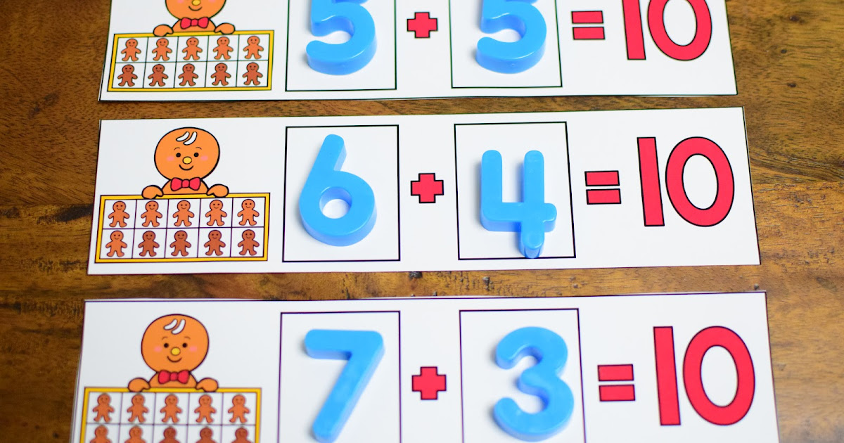 FREE Gingerbread Man Addition to 10 Ten Frames | The Pinay Homeschooler