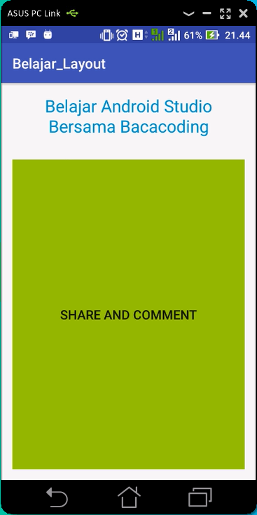 Cara Mudah Belajar Layout di Android Studio ~ Domo Teknologi