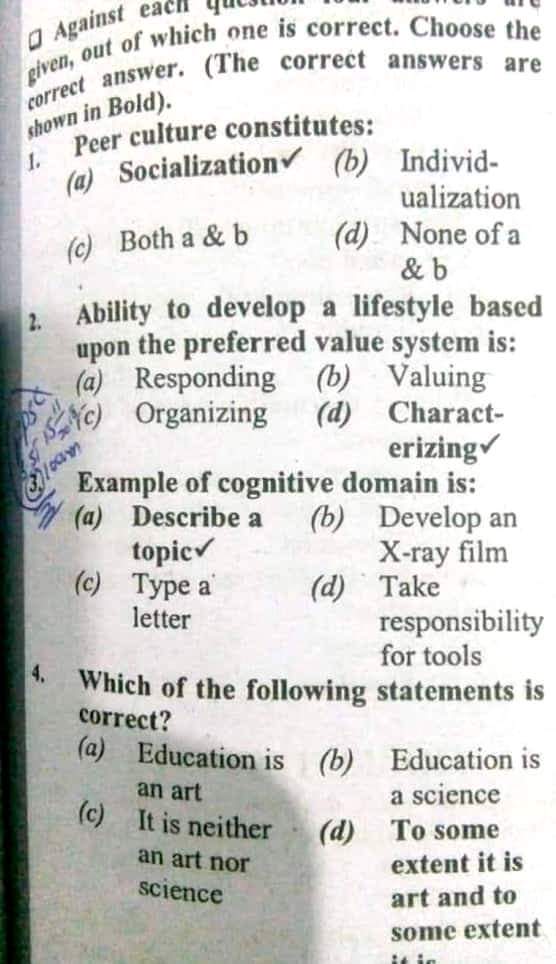 FPSC pedagogy mcqs SST past papers FPSC pedagogy mcqs SST past papers