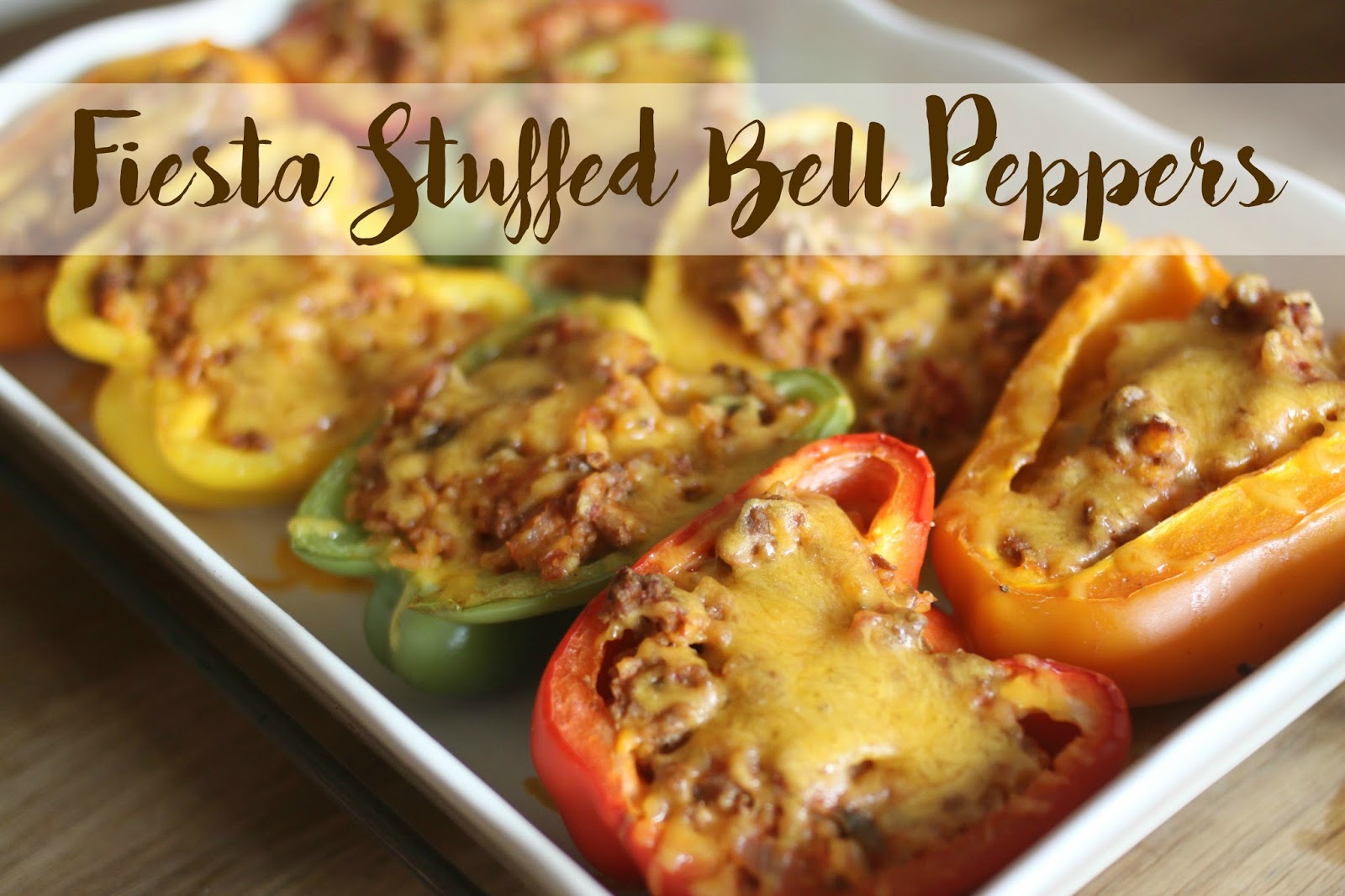 The Larson Lingo: Fiesta Stuffed Bell Peppers