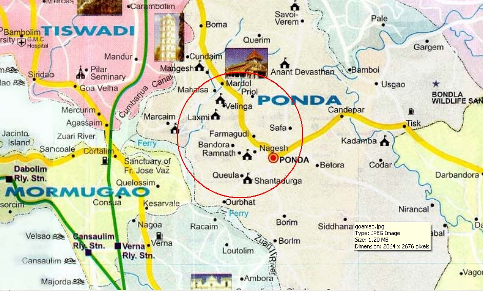 Temples of Goa: Shri Mahalaxmi Temple, Bandora, Ponda