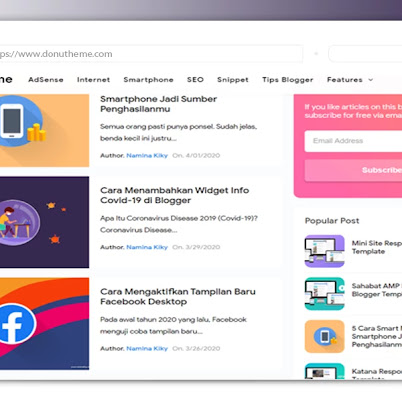 √ Safe Platinum safelink Blogger Template - Blog View