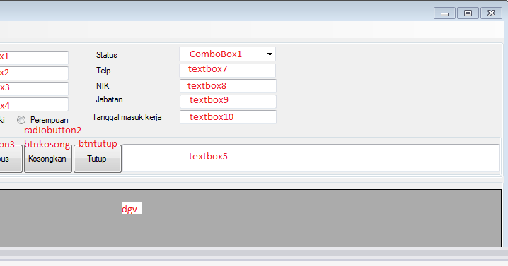 Cara1Komputer (C1K): SIMPAN, EDIT, HAPUS, BATAL, DAN PENCARIAN pada VB ...