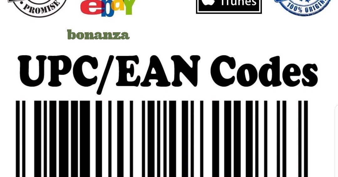 UPC EAN-13 GTIN Number Bar Codes International market eBay shop-store ...
