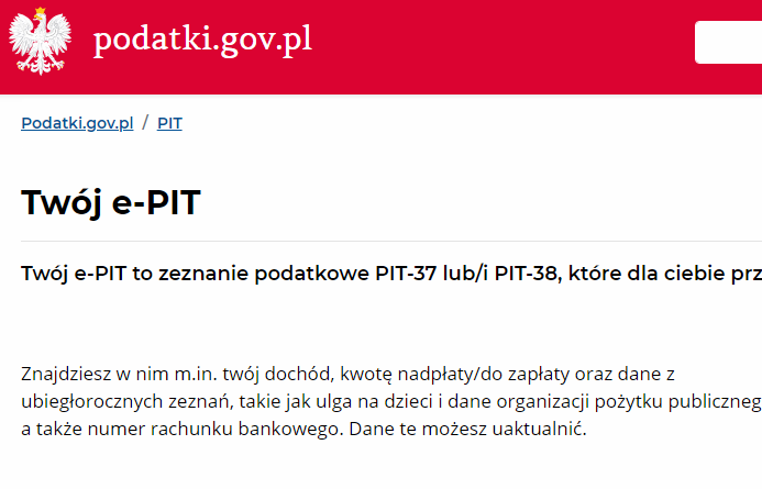 Twój e-PIT - jak działa? ~ Zyskam Zyskaj