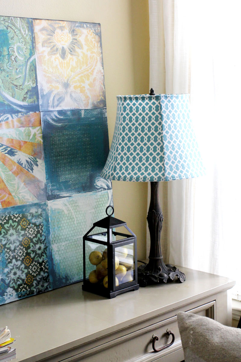The Sassy Pepper: Just Slip on a New Lamp Shade! {Tutorial}